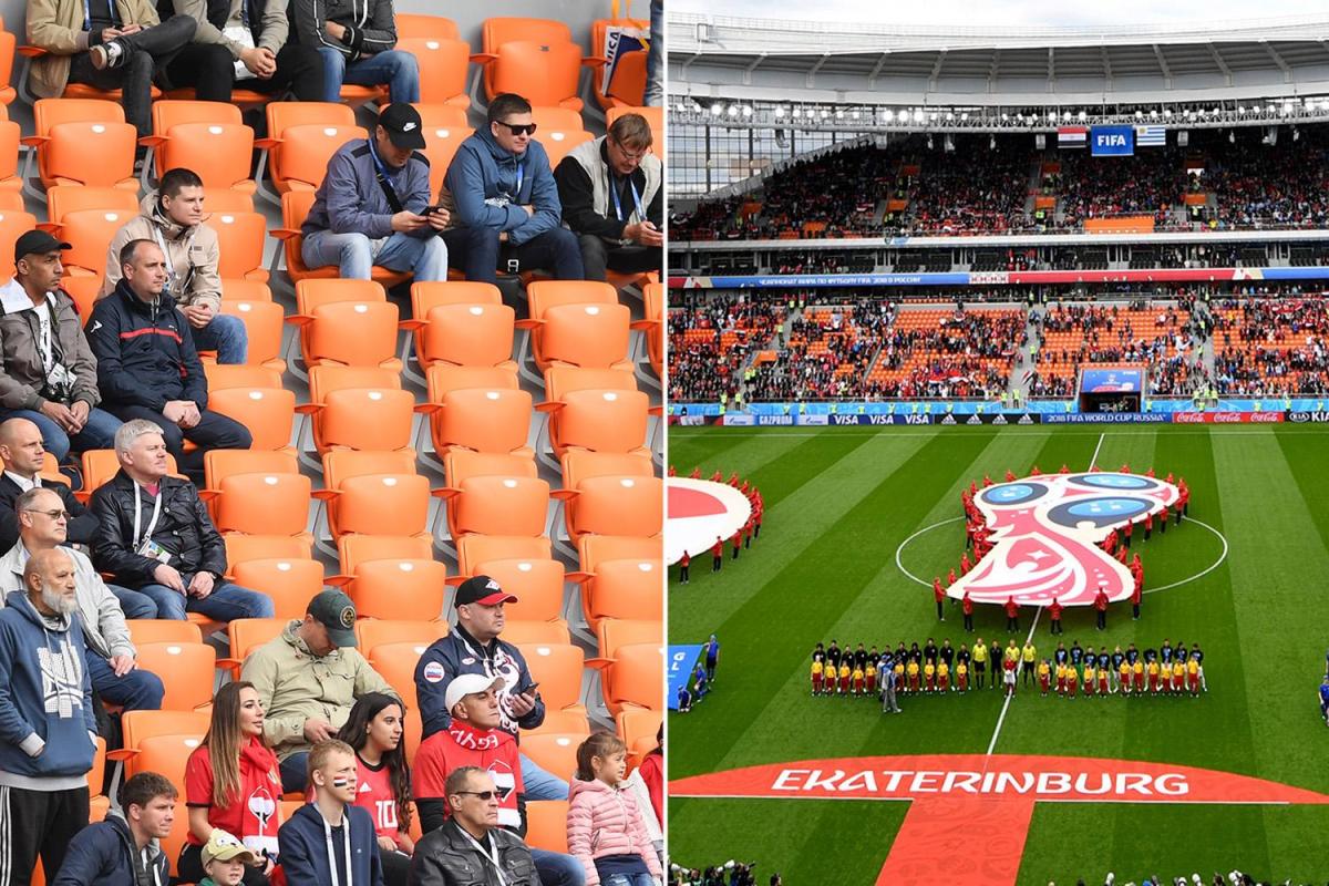 Why the seats were empty during the match between Uruguay and Egypt ...
